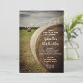 Hay Bales Country Farm Birthday Party Invitation | Zazzle