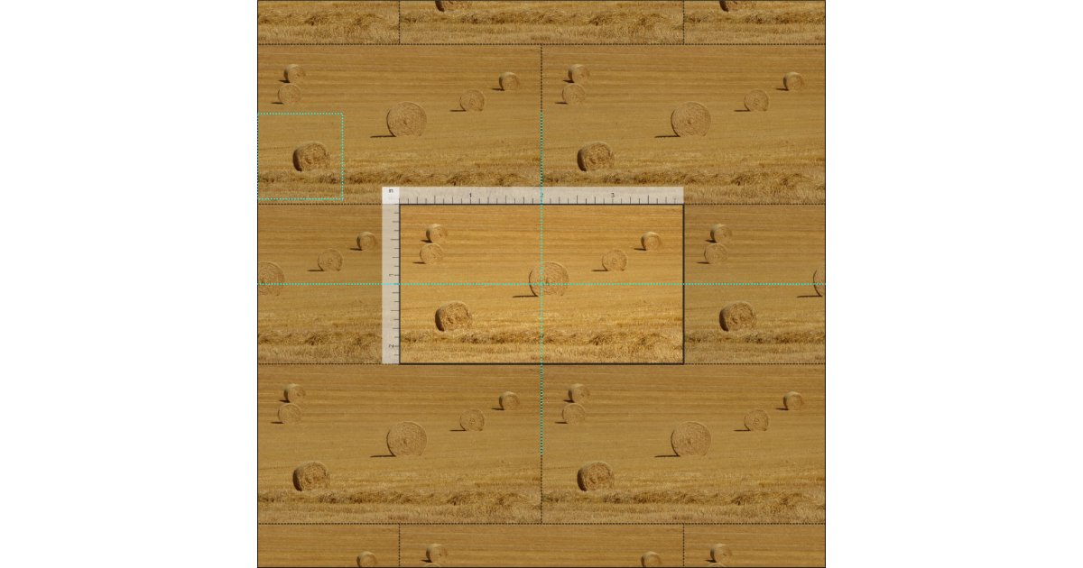 Hay Bales Fabric | Zazzle