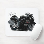 Hayabusa Black Bike Mouse Pad | Zazzle
