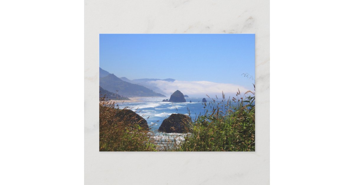 Haystack Rock Oregon Coast Postcard | Zazzle