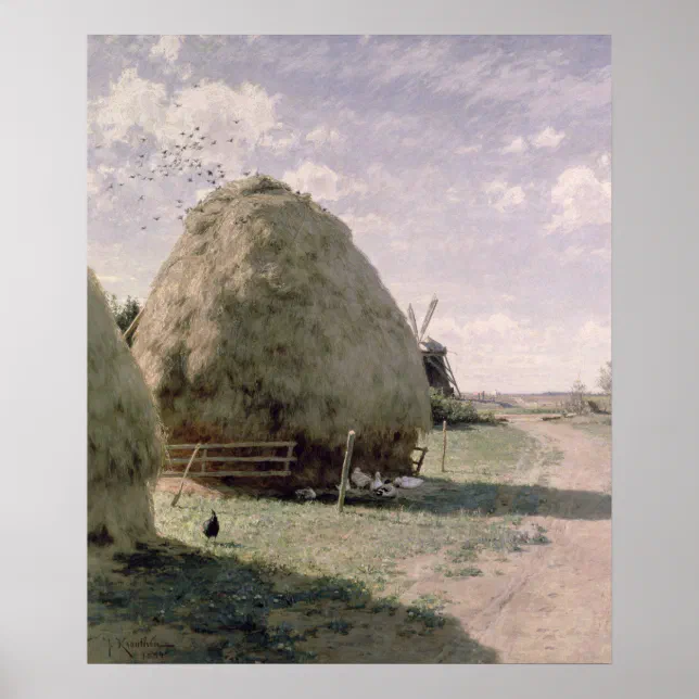 Haystacks Poster | Zazzle