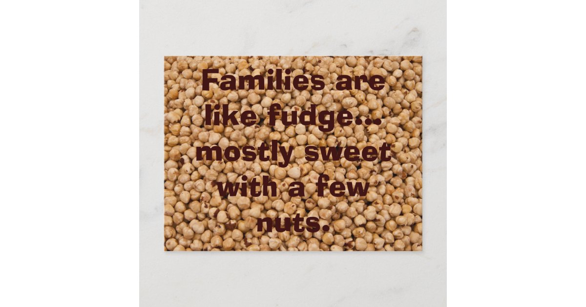 Hazelnut Quotes Postcard | Zazzle