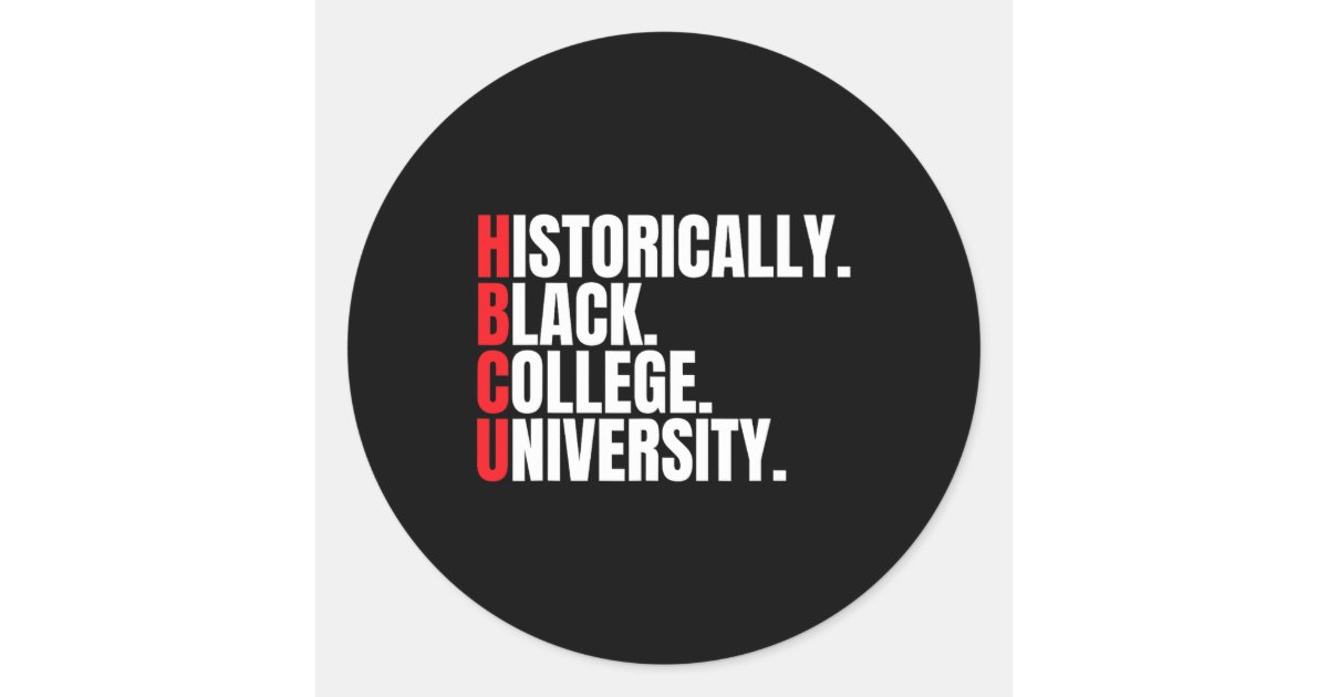 Hbcu Historically Black College And University Men Classic Round ...