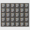 HBCU Proud Black Educated Student Historical Wrapping Paper | Zazzle