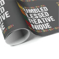 HBCU Proud Black Educated Student Historical Wrapping Paper | Zazzle