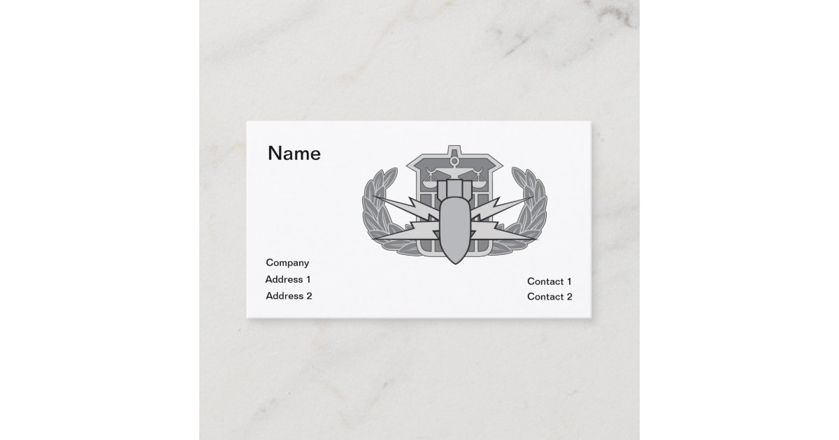 HDS badge Business Card | Zazzle