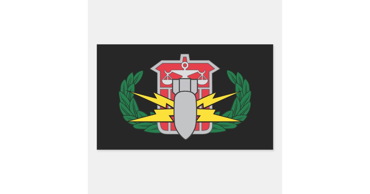 HDS badge Rectangular Sticker | Zazzle