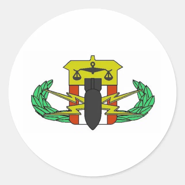 HDT Badge Classic Round Sticker | Zazzle