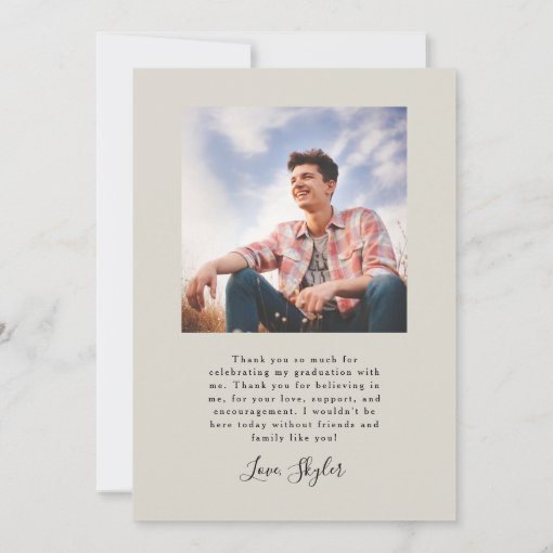 He Did It Ash Arch Graduation Announcement | Zazzle