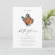 He Gives Me Butterflies Monarch Couple Photo Invitation | Zazzle