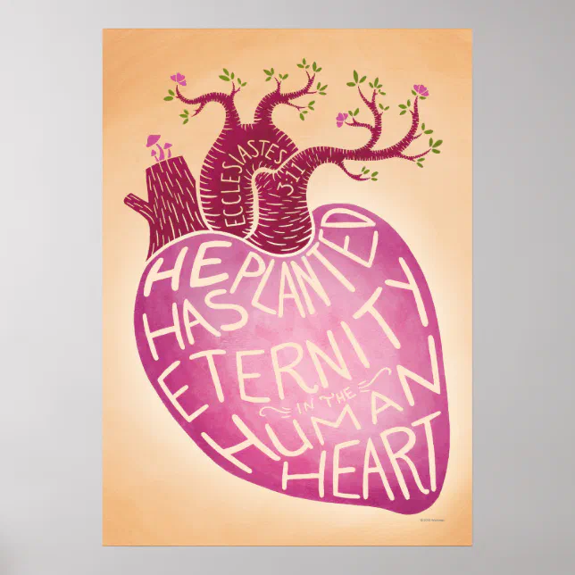 He Has Planted Eternity in the Human Heart Poster | Zazzle