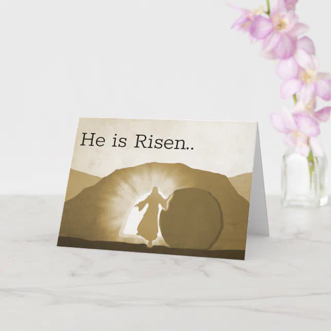 He is Risen Card | Zazzle