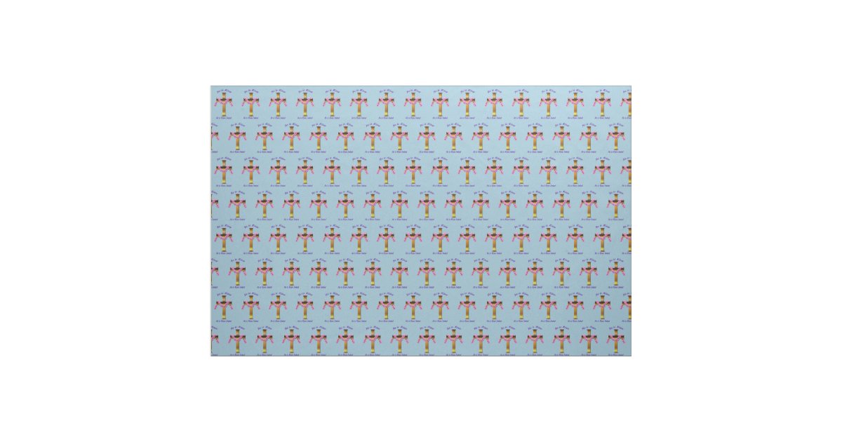 He is Risen Fabric | Zazzle