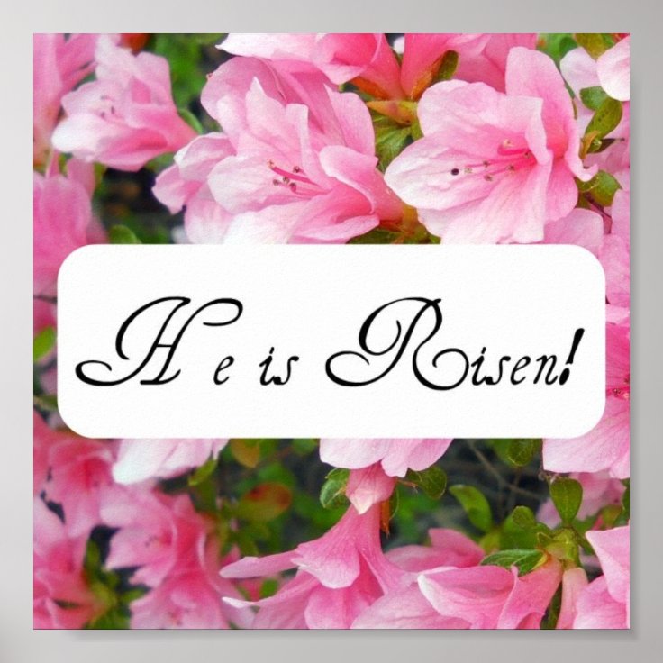 He is Risen! Poster | Zazzle