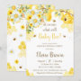 Whimsical Dusty Blue/Rose Baby Gender Reveal Invitation | Zazzle