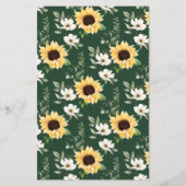He Said She Said Yellow Floral Sunflower Game | Zazzle