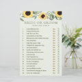 He Said She Said Yellow Floral Sunflower Green | Zazzle