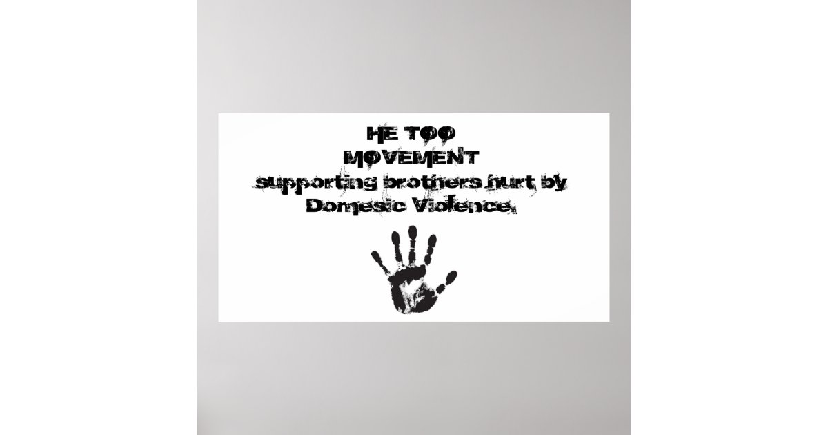 He Too Movement Banner Poster | Zazzle
