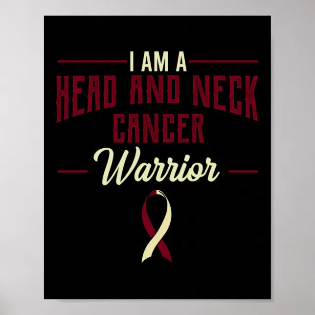 Head And Neck Cancer Awareness Supporter Oral Nasa Poster | Zazzle