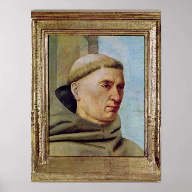 Head of a Monk Poster | Zazzle