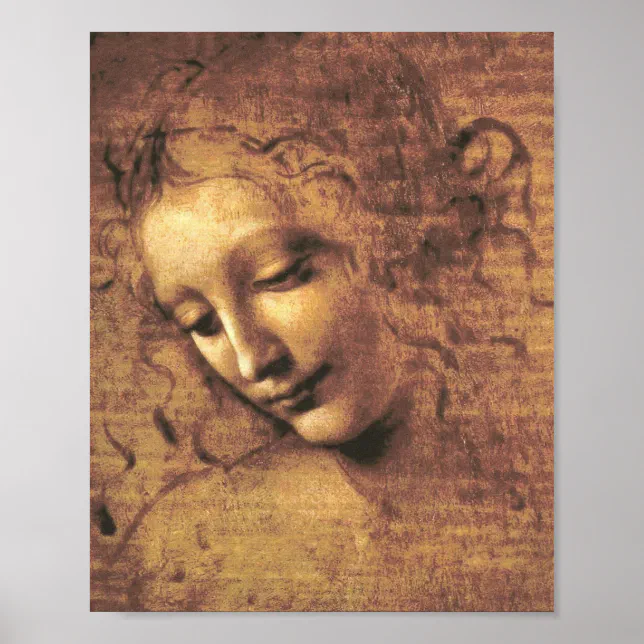 Head of a Woman La Scapigliata Leonardo Da Vinci Poster | Zazzle