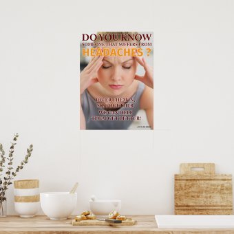 Headache Poster 18 x 24 | Zazzle