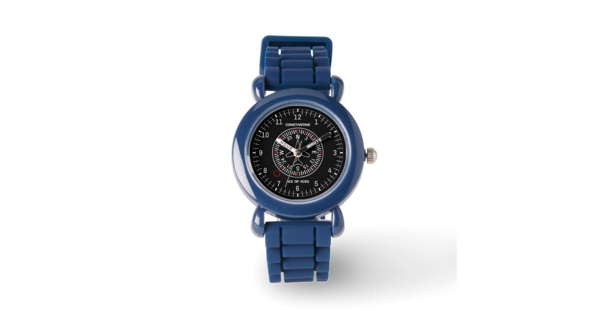 Heading Flight Instrument Funny Watch | Zazzle