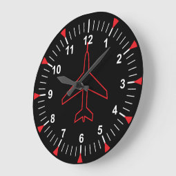 Heading Indicator Large Clock | Zazzle