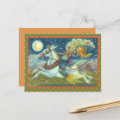 HEADLESS HORSEMAN SCARECROW HOLIDAY POSTCARD | Zazzle