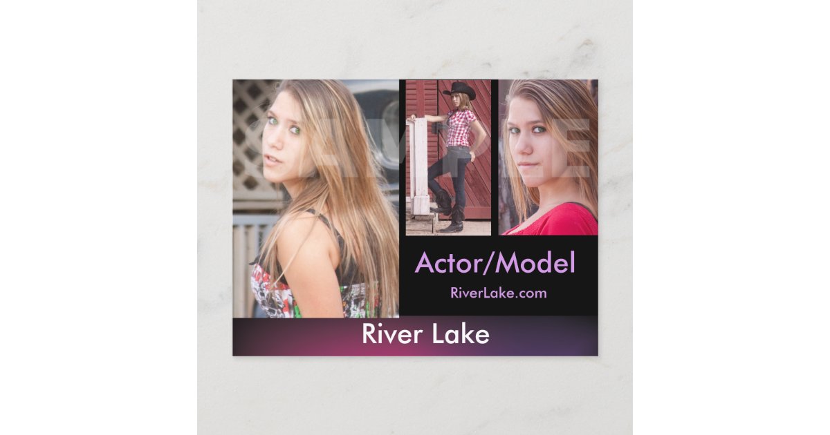 Headshot Composite Cards - Actor Headshots | Zazzle