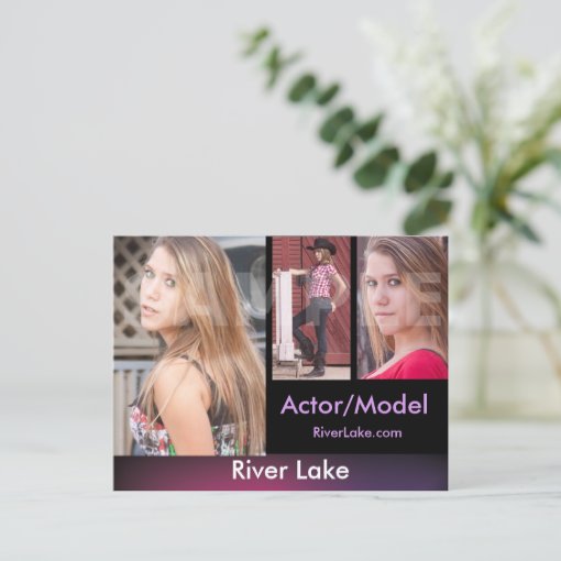 Headshot Composite Cards - Actor Headshots | Zazzle