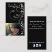 Headshot for Vocalist Songwriter Singer Photo Business Card | Zazzle