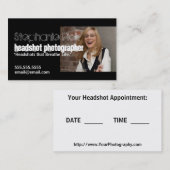 Headshot Photographer Promotional Business Card | Zazzle