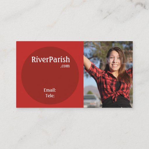 Headshot Photography Business Card Template | Zazzle