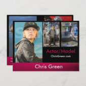 Headshot Zed/Comp Cards Models Actors | Zazzle