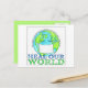 Heal Our World Inspirational Postcard | Zazzle