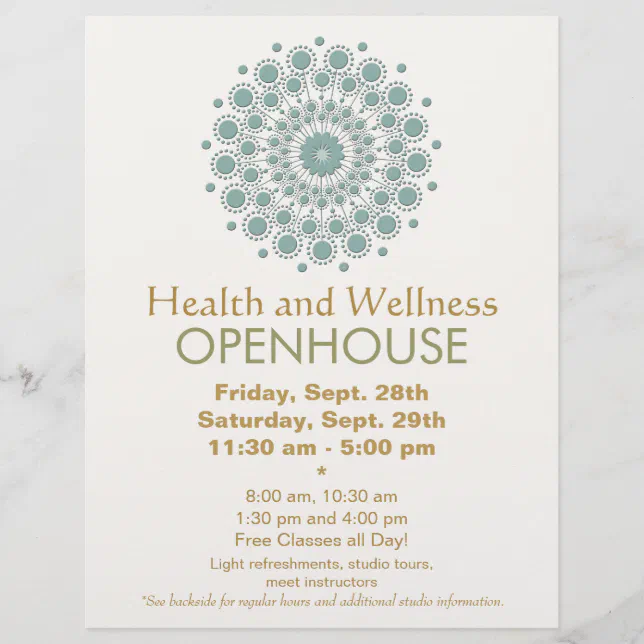 Healing Arts and Natural Health and Wellness Flyer | Zazzle