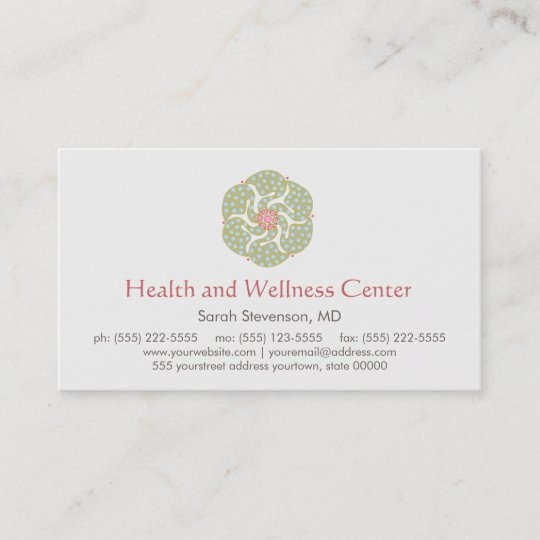 Healing Arts Health and Wellness Business Card | Zazzle.com