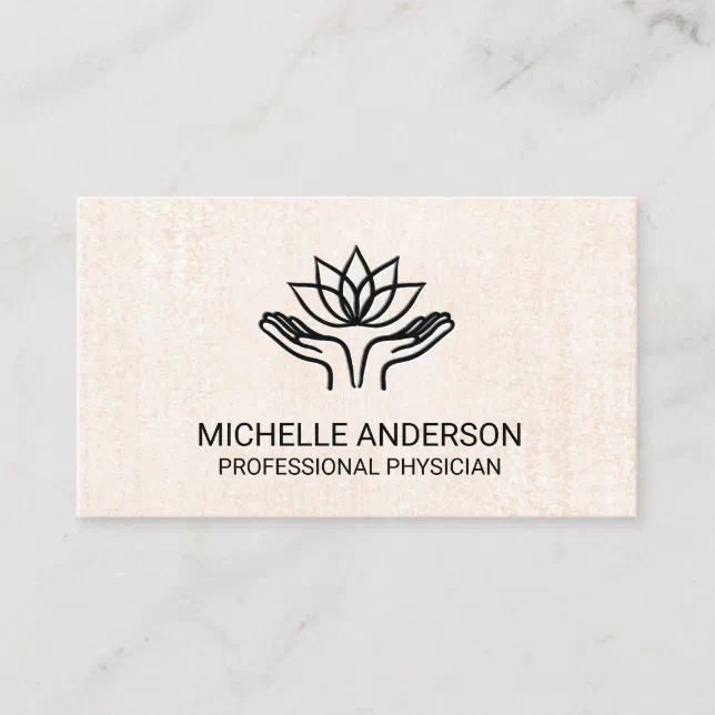 Healing Hands | Acupuncture | Reflexology Business Card | Zazzle