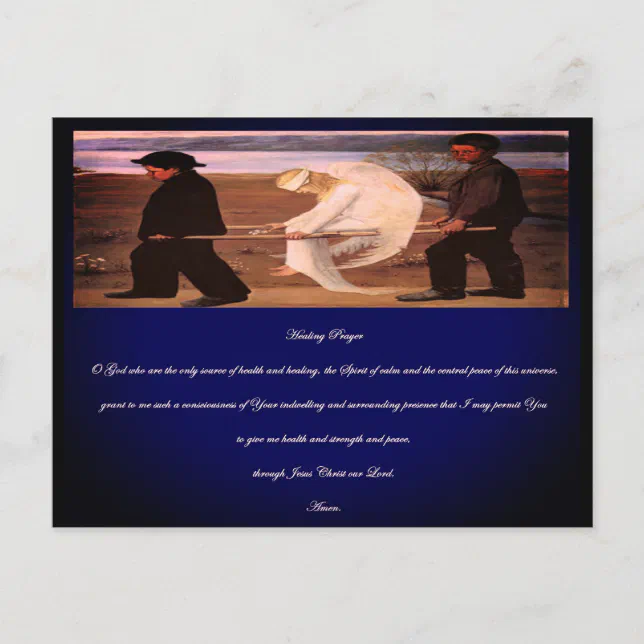 Healing Prayer Postcard | Zazzle