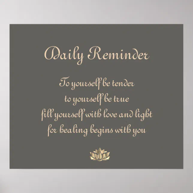 Healing Recovery Poster | Zazzle