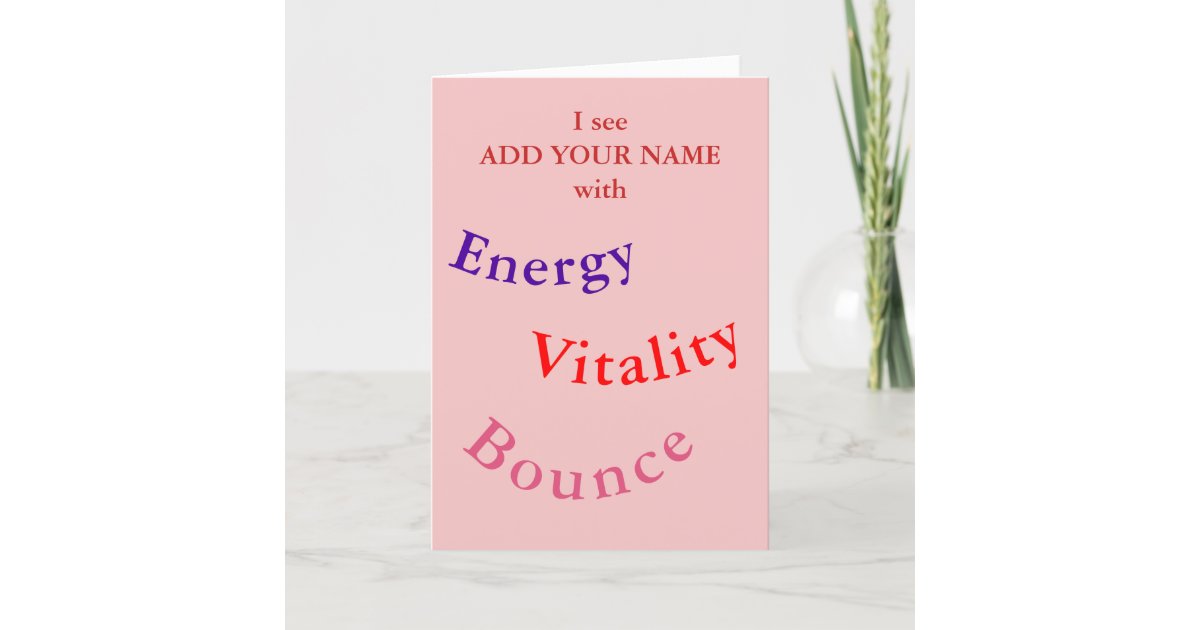 Health affirmations card chronic illness | Zazzle