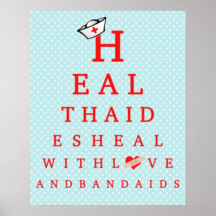 Health Aide Office Decor Poster | Zazzle