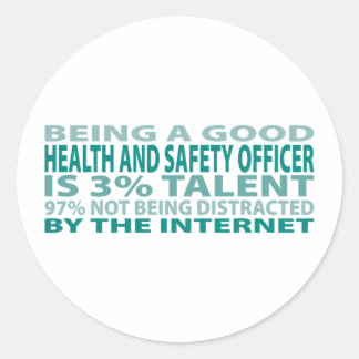 Safety Officer Stickers | Zazzle