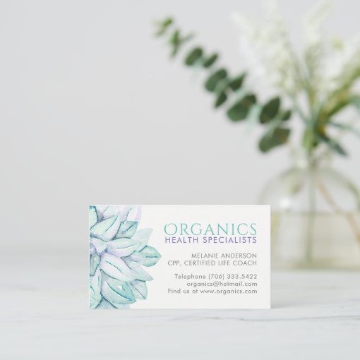 Health and Wellness Business Cards | Zazzle