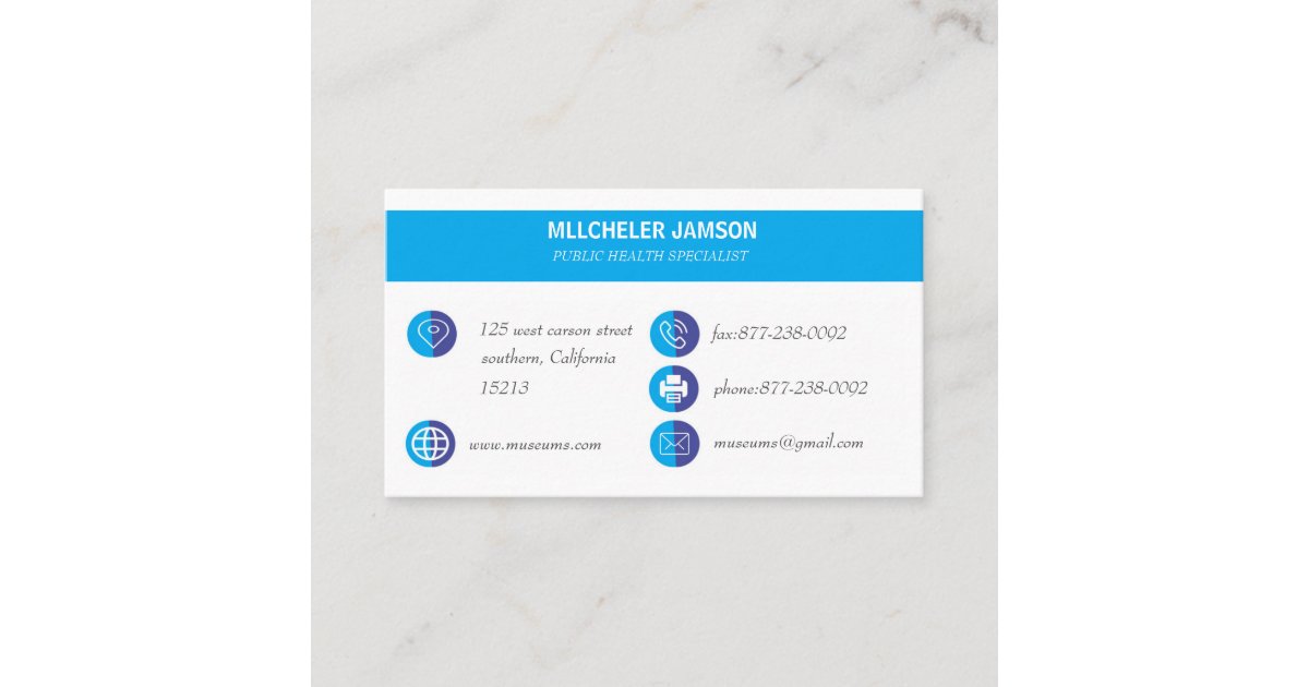 Health business cards | Zazzle