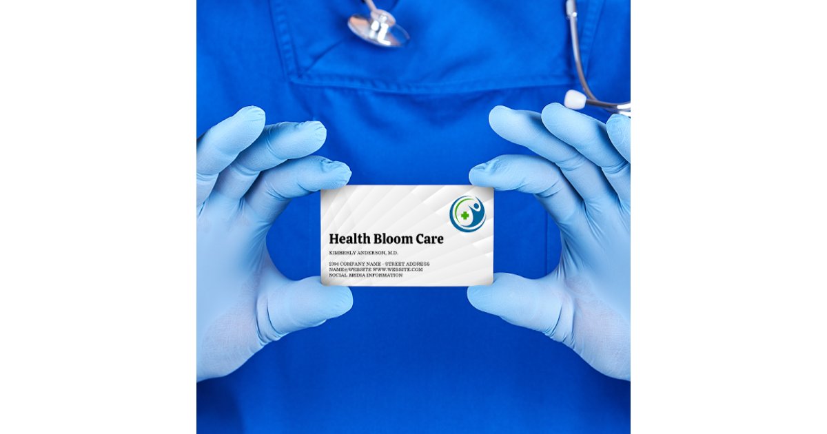 Health Care Provider Logo | Physician Business Card | Zazzle