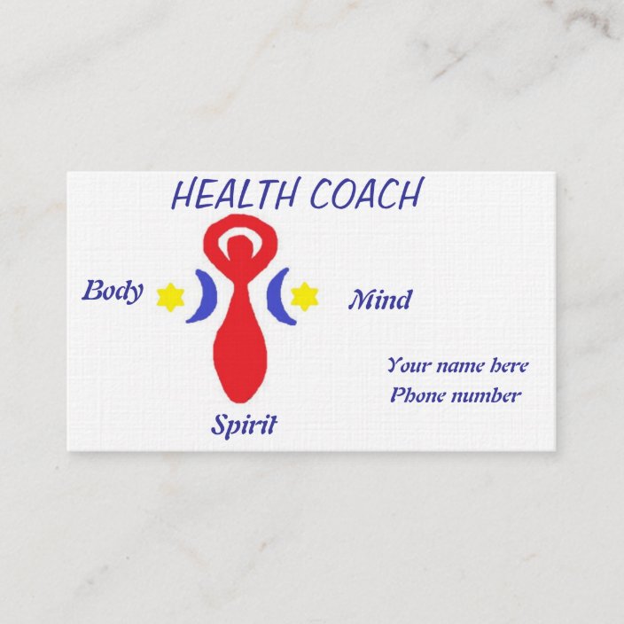 Health coach business card | Zazzle.com