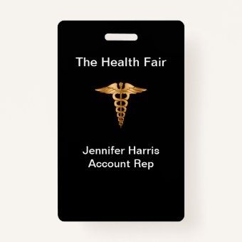 Health Fair Event Badges | Zazzle