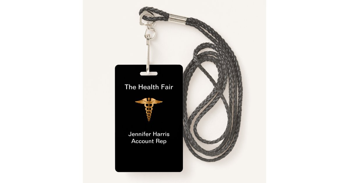 Health Fair Event Badges | Zazzle